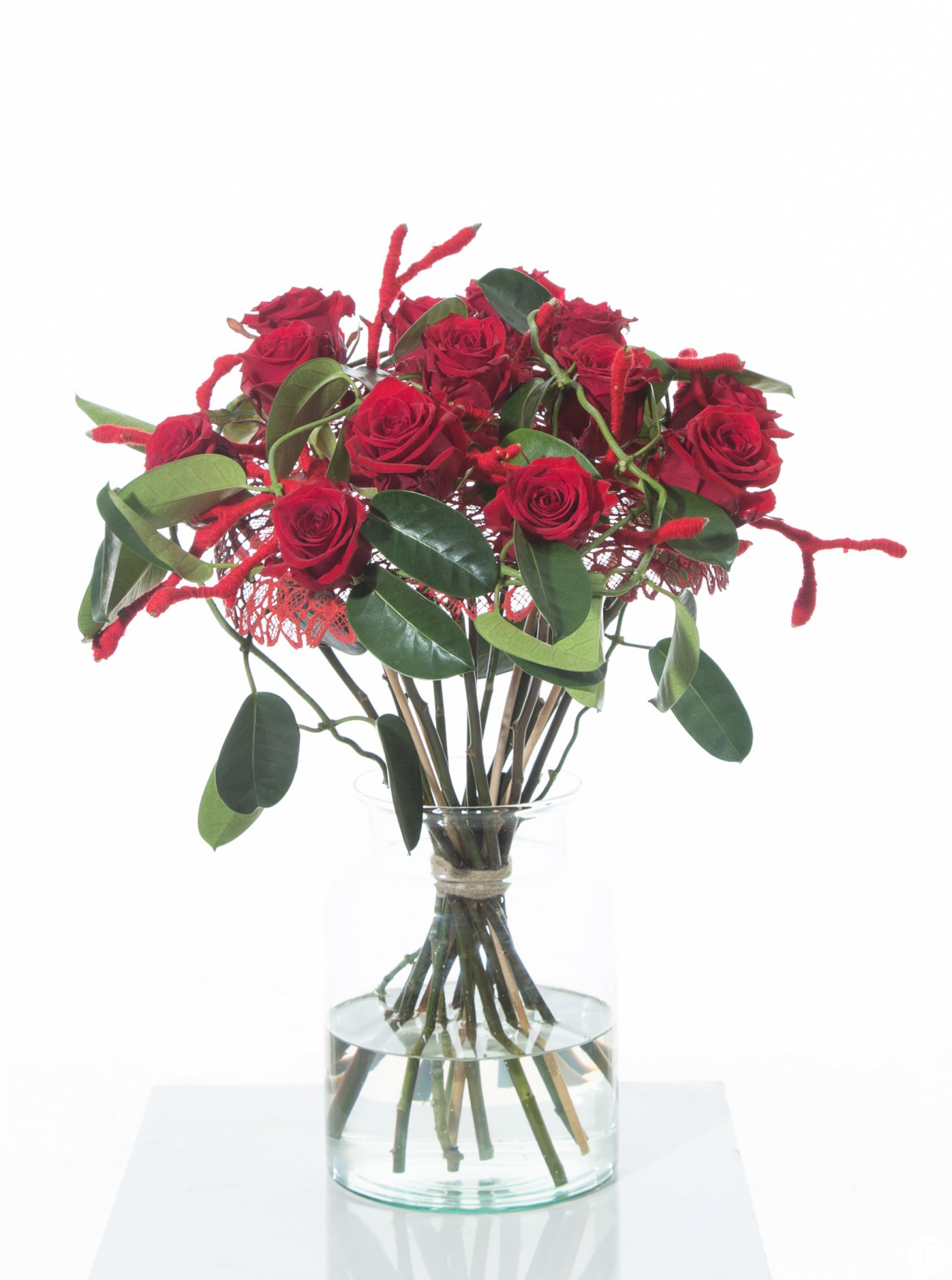 Romantisch Valentijnsboeket met rode rozen | Flower Factor